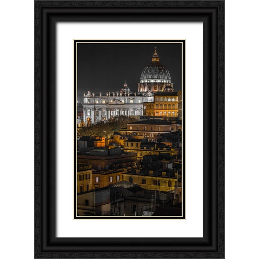 Frank, Assaf 10x14 Black Ornate Wood Framed with Double Matting Museum ...