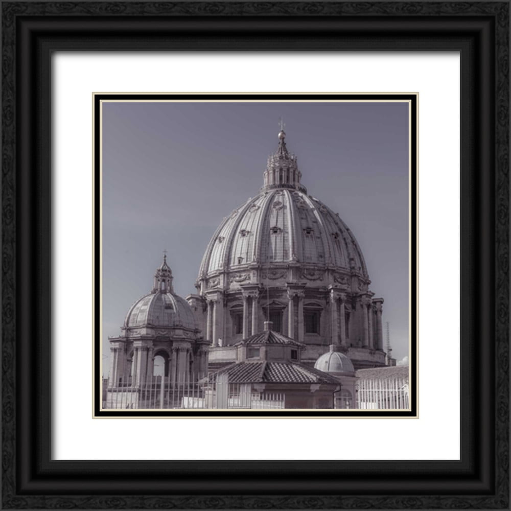 Frank, Assaf 12x12 Black Ornate Wood Framed with Double Matting Museum ...