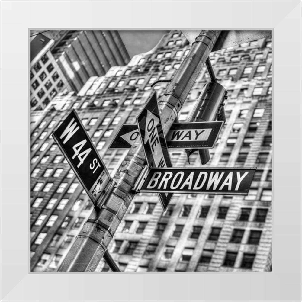 Frank, Assaf 12x12 White Modern Wood Framed Museum Art Print Titled ...