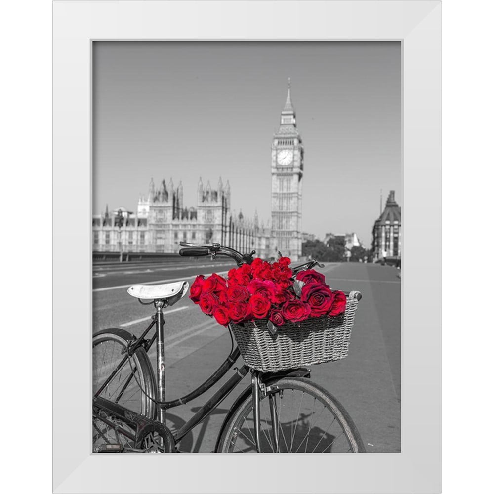 Frank, Assaf 12x14 White Modern Wood Framed Museum Art Print Titled ...