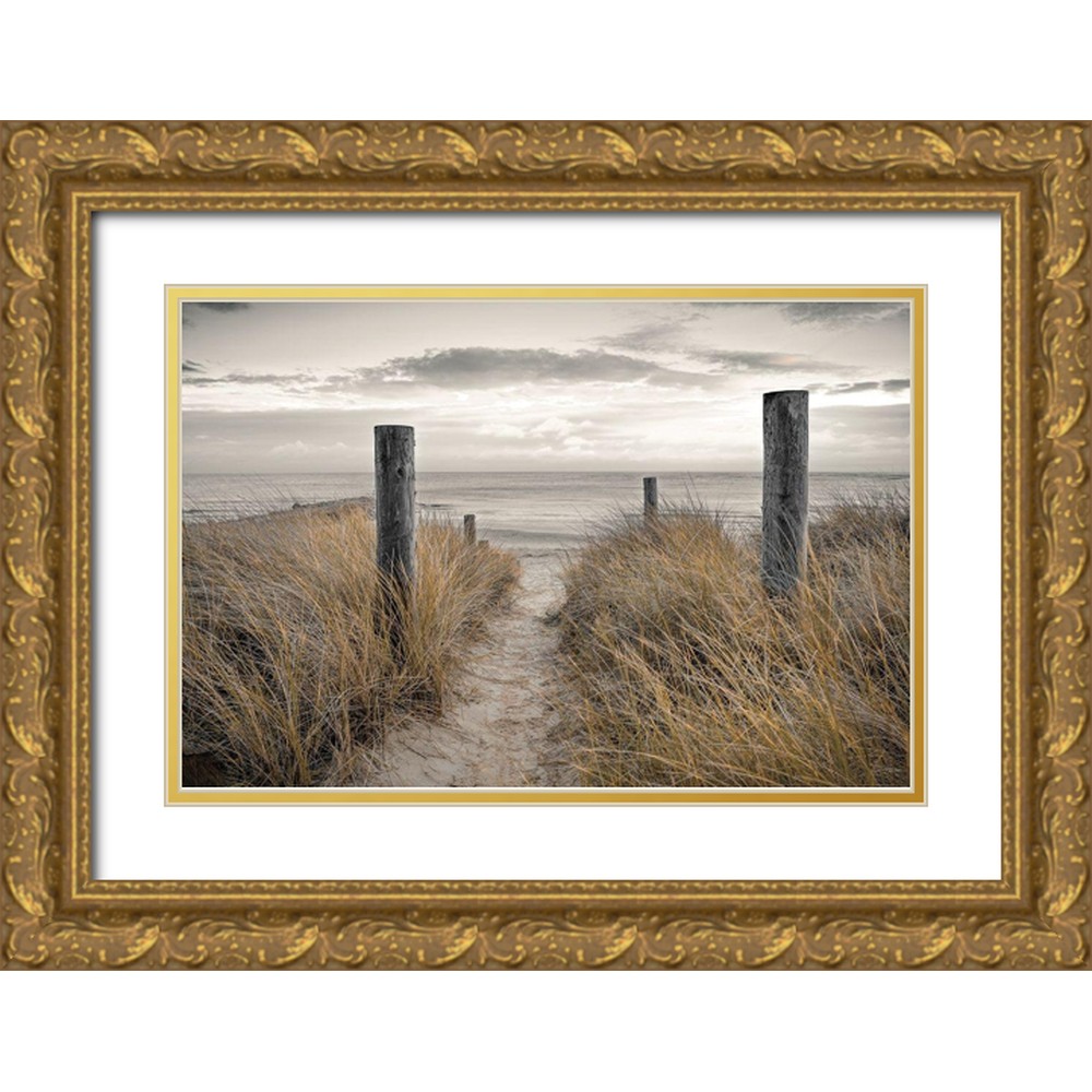 Frank, Assaf 14x11 Gold Ornate Wood Framed with Double Matting Museum ...