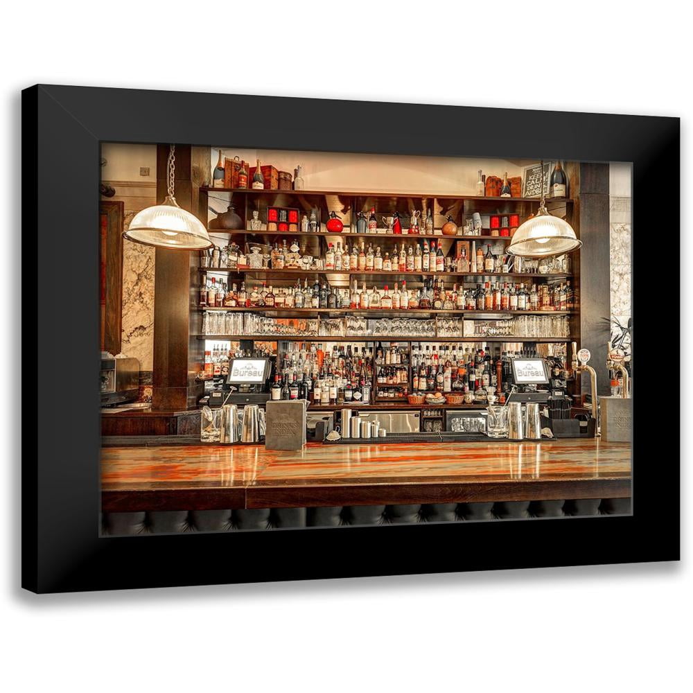 Frank, Assaf 14x12 Black Modern Framed Museum Art Print Titled - Bar in ...