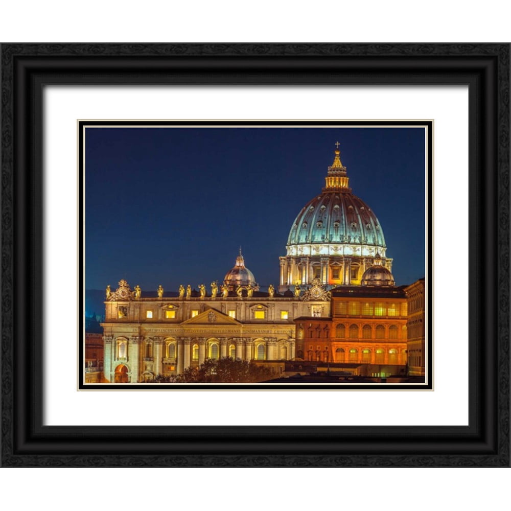 Frank, Assaf 14x12 Black Ornate Wood Framed with Double Matting Museum ...