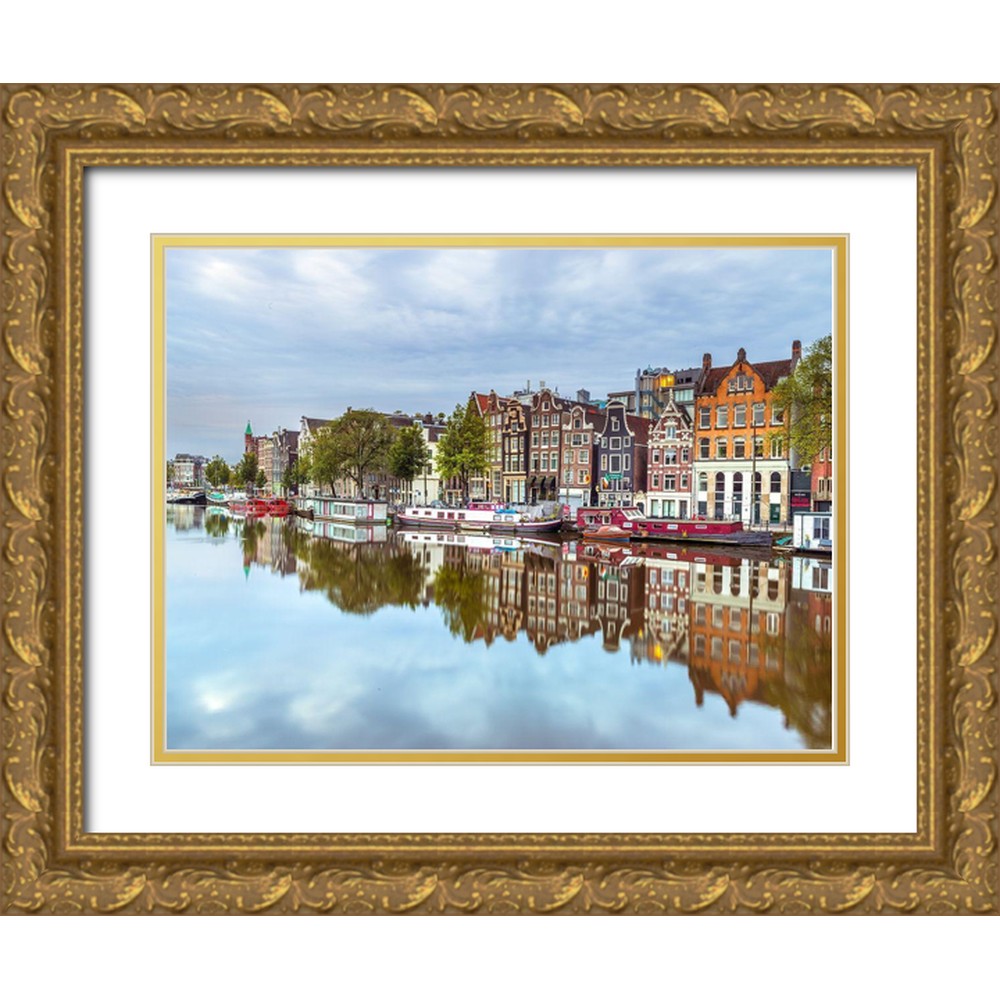 Frank, Assaf 14x12 Gold Ornate Wood Framed with Double Matting Museum ...