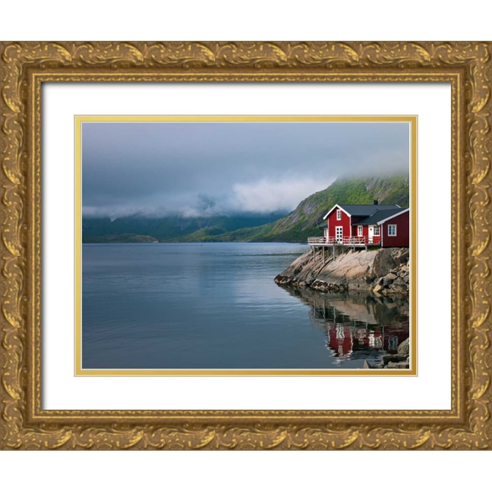 Frank, Assaf 14x12 Gold Ornate Wood Framed with Double Matting Museum ...