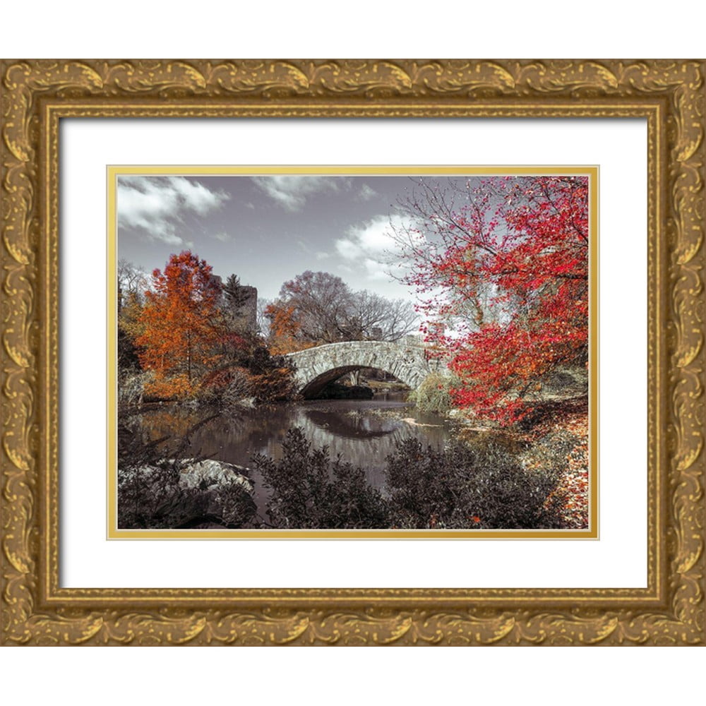 Frank, Assaf 14x12 Gold Ornate Wood Framed with Double Matting Museum ...
