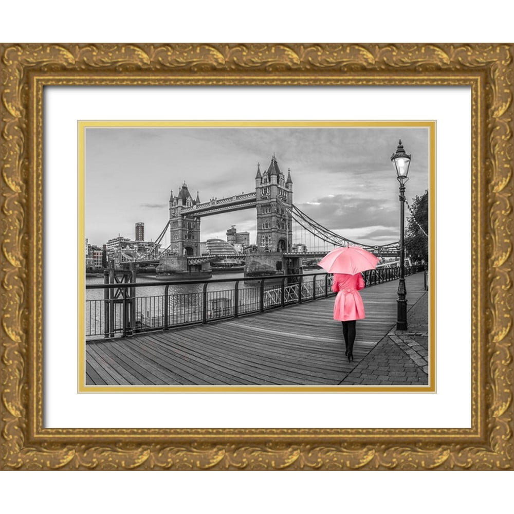 Frank, Assaf 14x12 Gold Ornate Wood Framed with Double Matting Museum ...