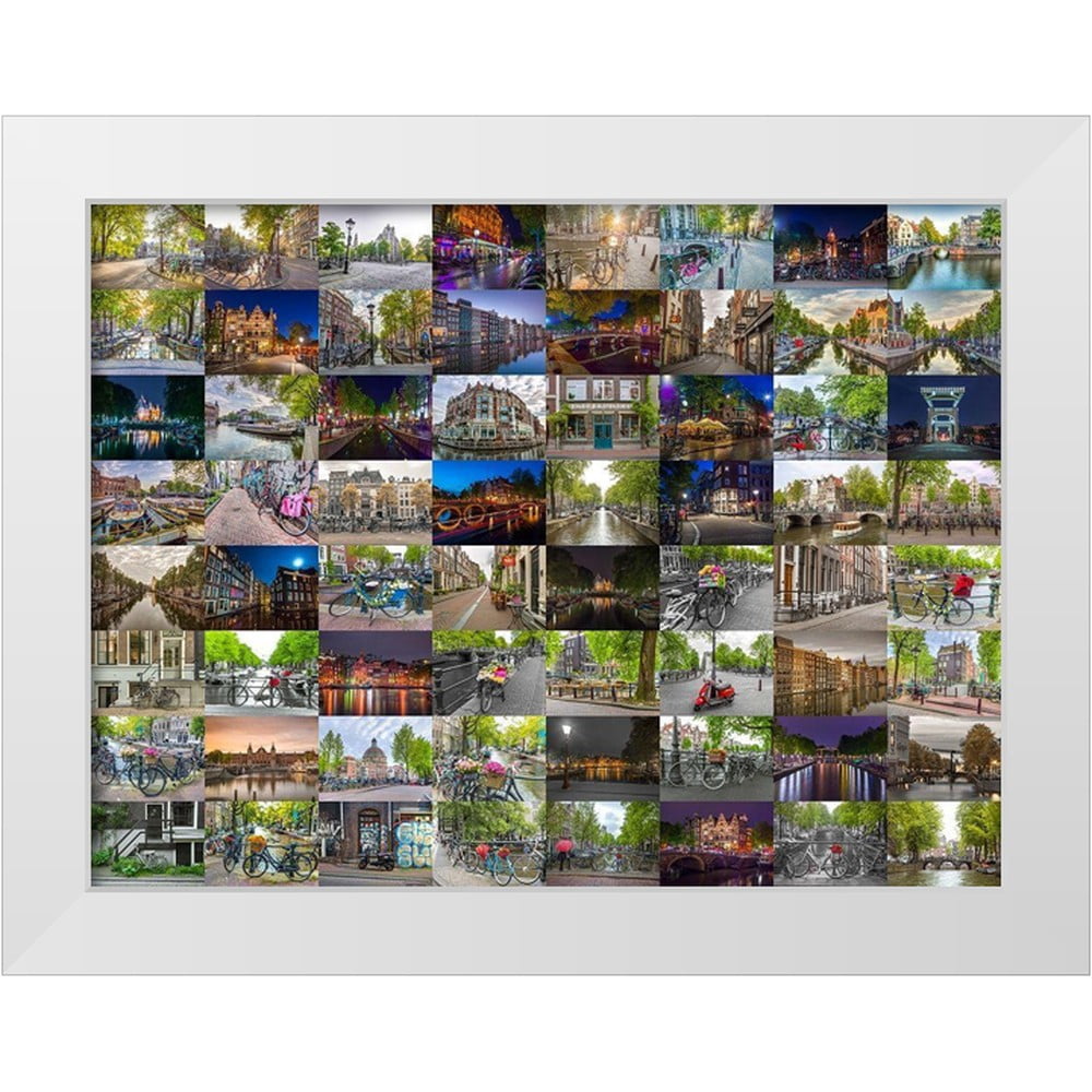 Frank, Assaf 14x12 White Modern Wood Framed Museum Art Print Titled ...