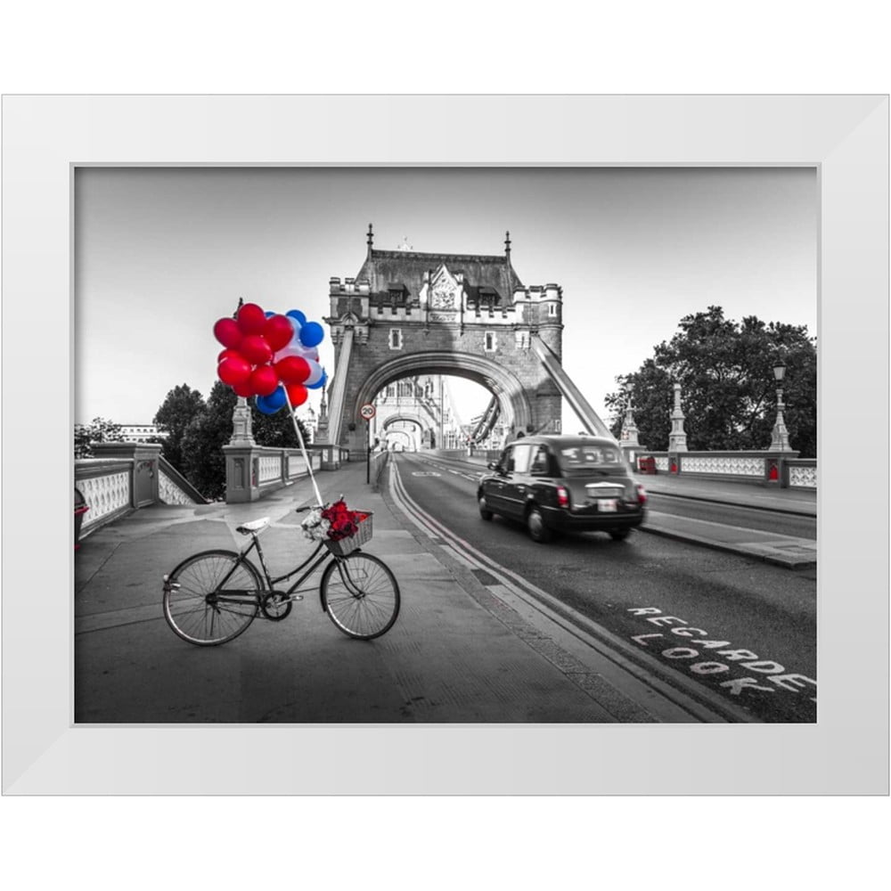 Frank, Assaf 14x12 White Modern Wood Framed Museum Art Print Titled ...