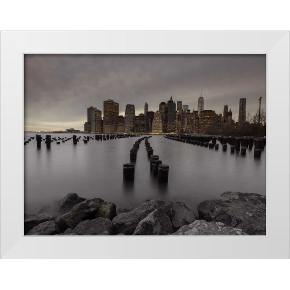 Frank, Assaf 14x12 White Modern Wood Framed Museum Art Print Titled ...