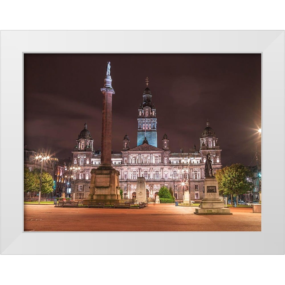 Frank, Assaf 14x12 White Modern Wood Framed Museum Art Print Titled ...