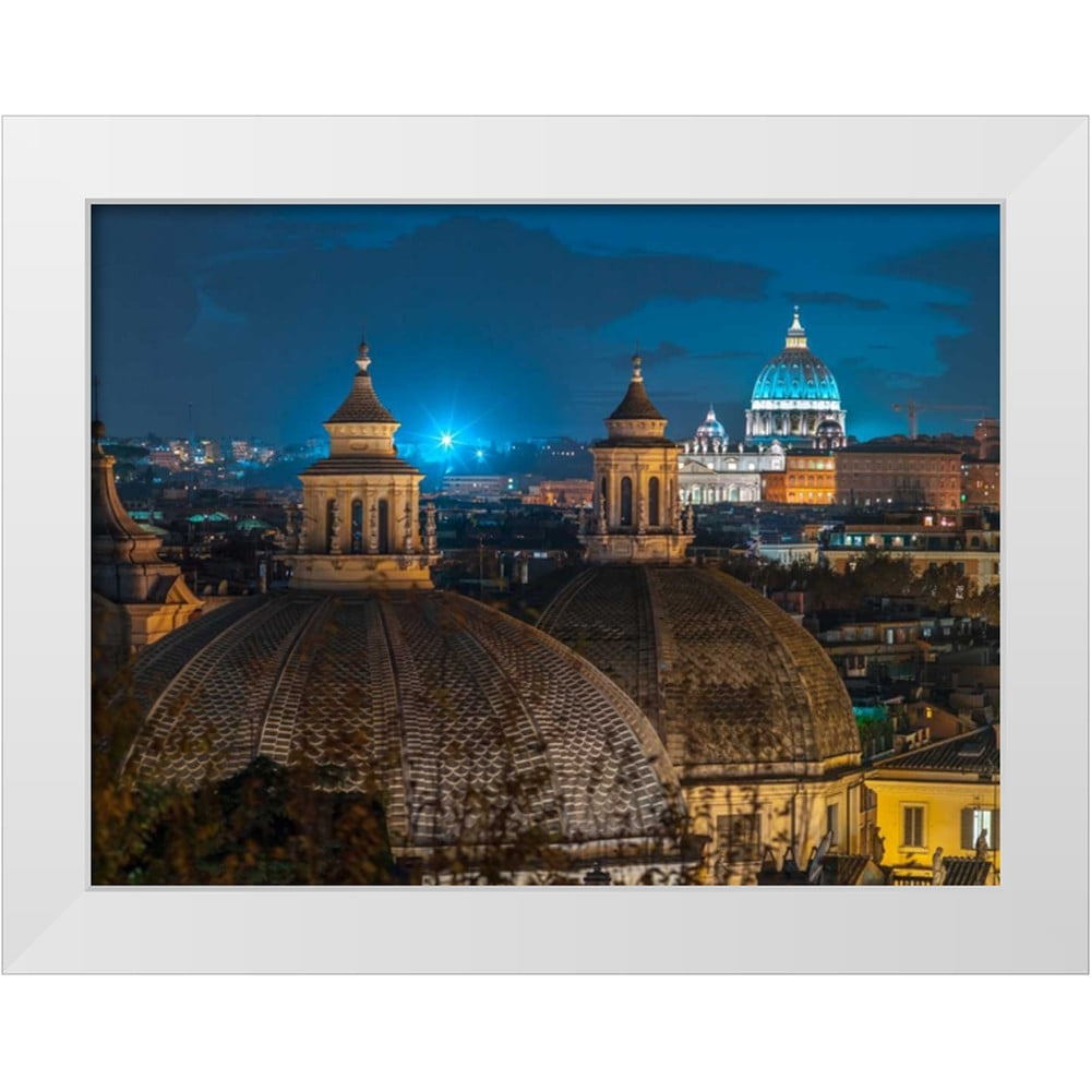Frank, Assaf 14x12 White Modern Wood Framed Museum Art Print Titled ...