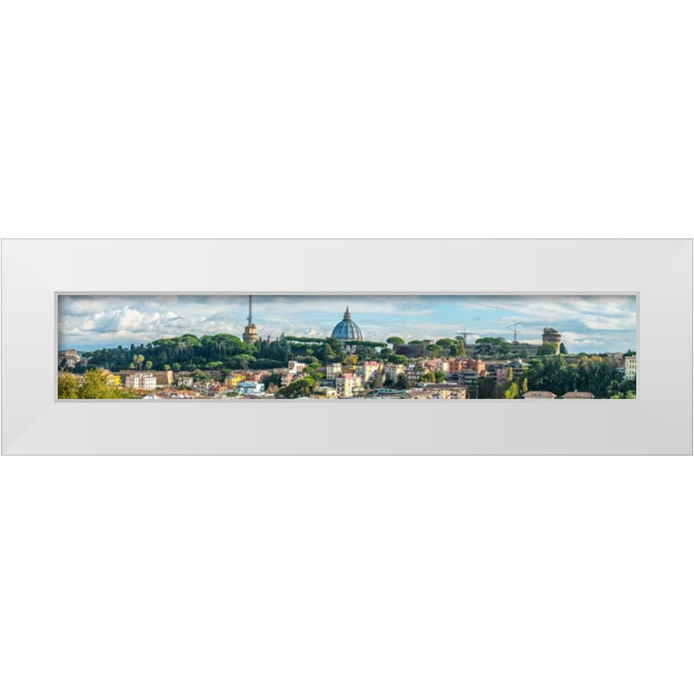 Frank, Assaf 14x6 White Modern Wood Framed Museum Art Print Titled ...