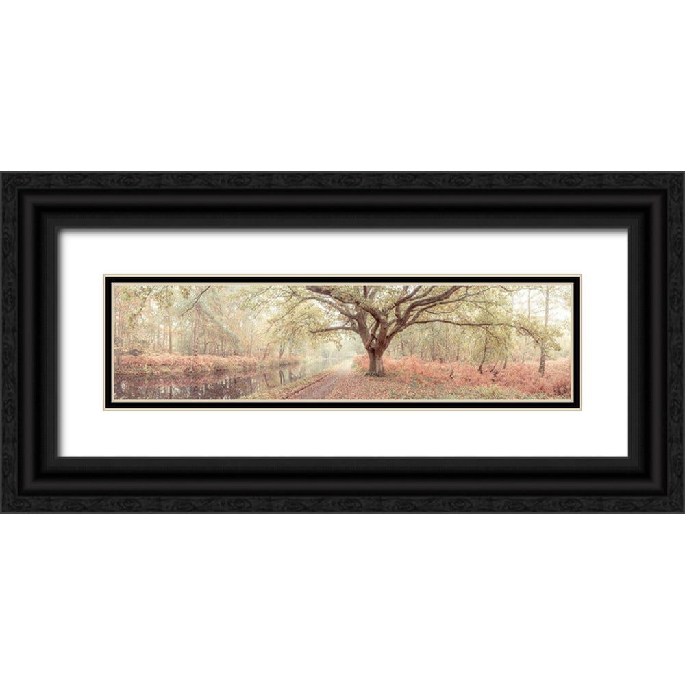 Frank, Assaf 14x7 Black Ornate Wood Framed with Double Matting Museum ...