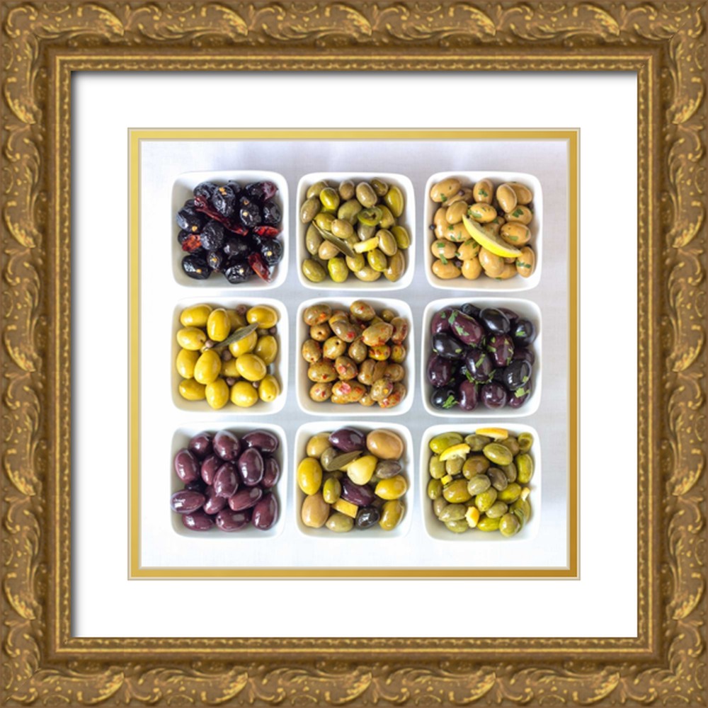Frank, Assaf 15x15 Gold Ornate Wood Framed with Double Matting Museum ...