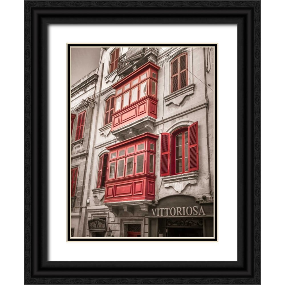 Frank, Assaf 15x18 Black Ornate Wood Framed with Double Matting Museum ...