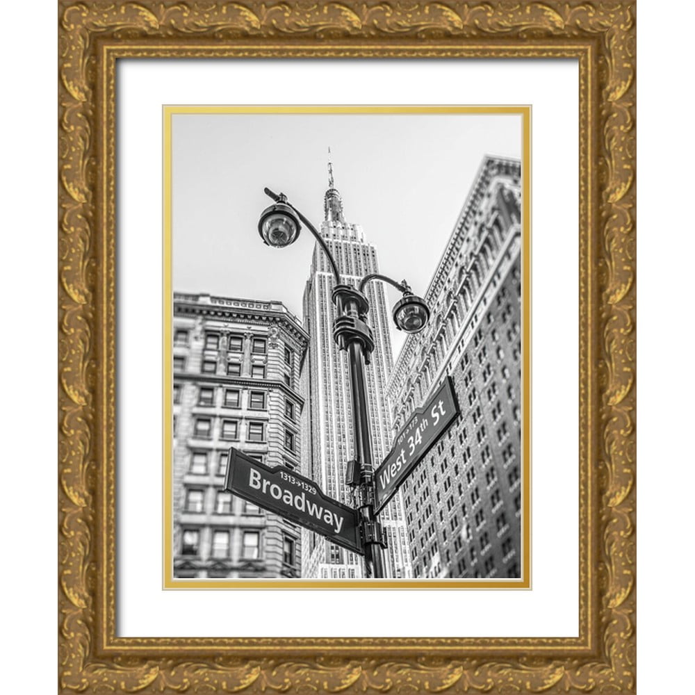 Frank, Assaf 15x18 Gold Ornate Wood Framed with Double Matting Museum ...