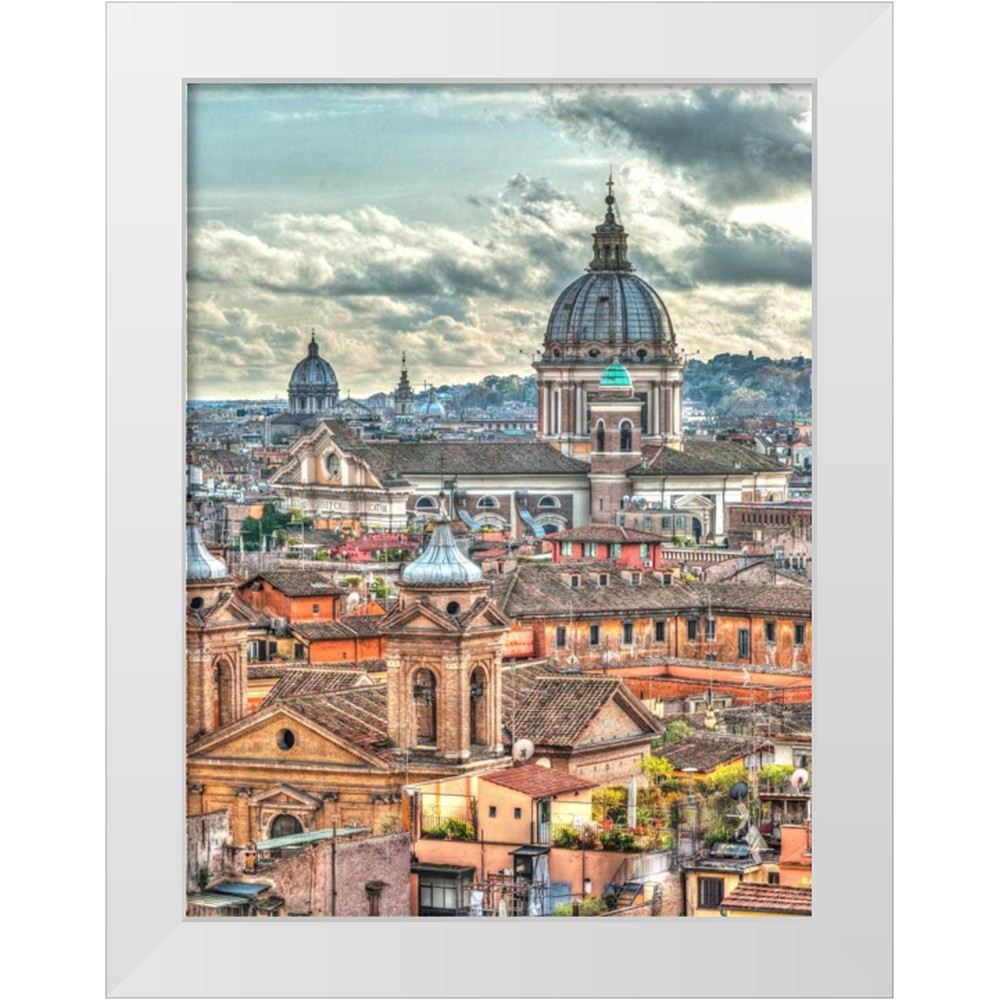 Frank, Assaf 15x18 White Modern Wood Framed Museum Art Print Titled ...
