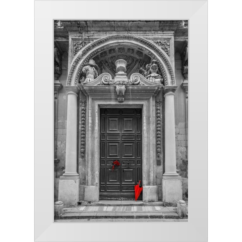 Frank, Assaf 17x24 White Modern Wood Framed Museum Art Print Titled ...