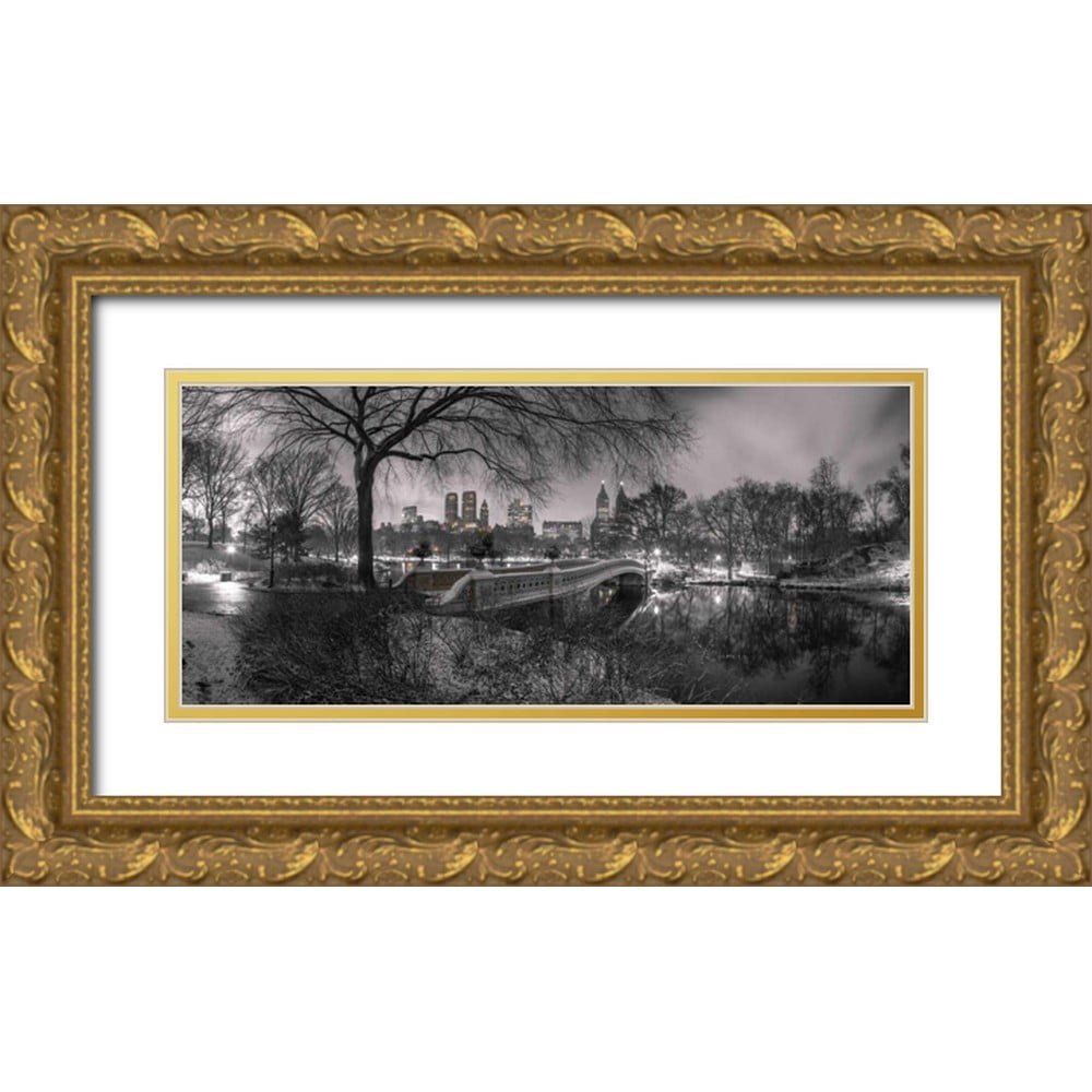 Frank, Assaf 18x10 Gold Ornate Wood Framed with Double Matting Museum ...