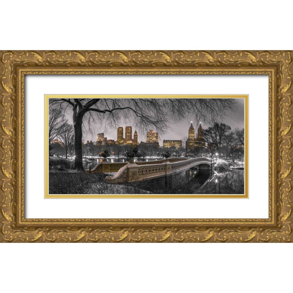 Frank, Assaf 18x11 Gold Ornate Wood Framed with Double Matting Museum ...