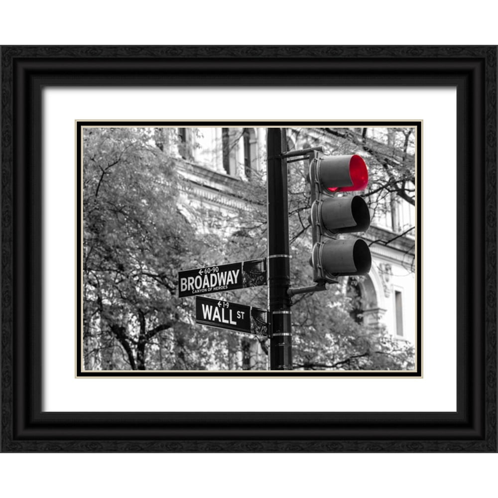 Frank, Assaf 18x14 Black Ornate Wood Framed with Double Matting Museum ...