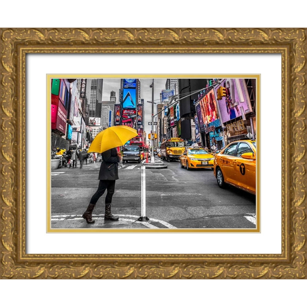 Frank, Assaf 18x14 Gold Ornate Wood Framed with Double Matting Museum ...