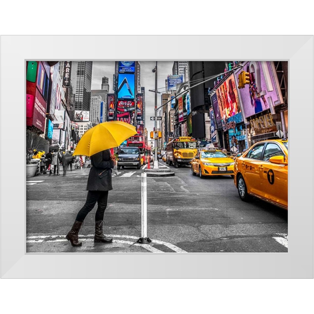 Frank, Assaf 18x14 White Modern Wood Framed Museum Art Print Titled ...