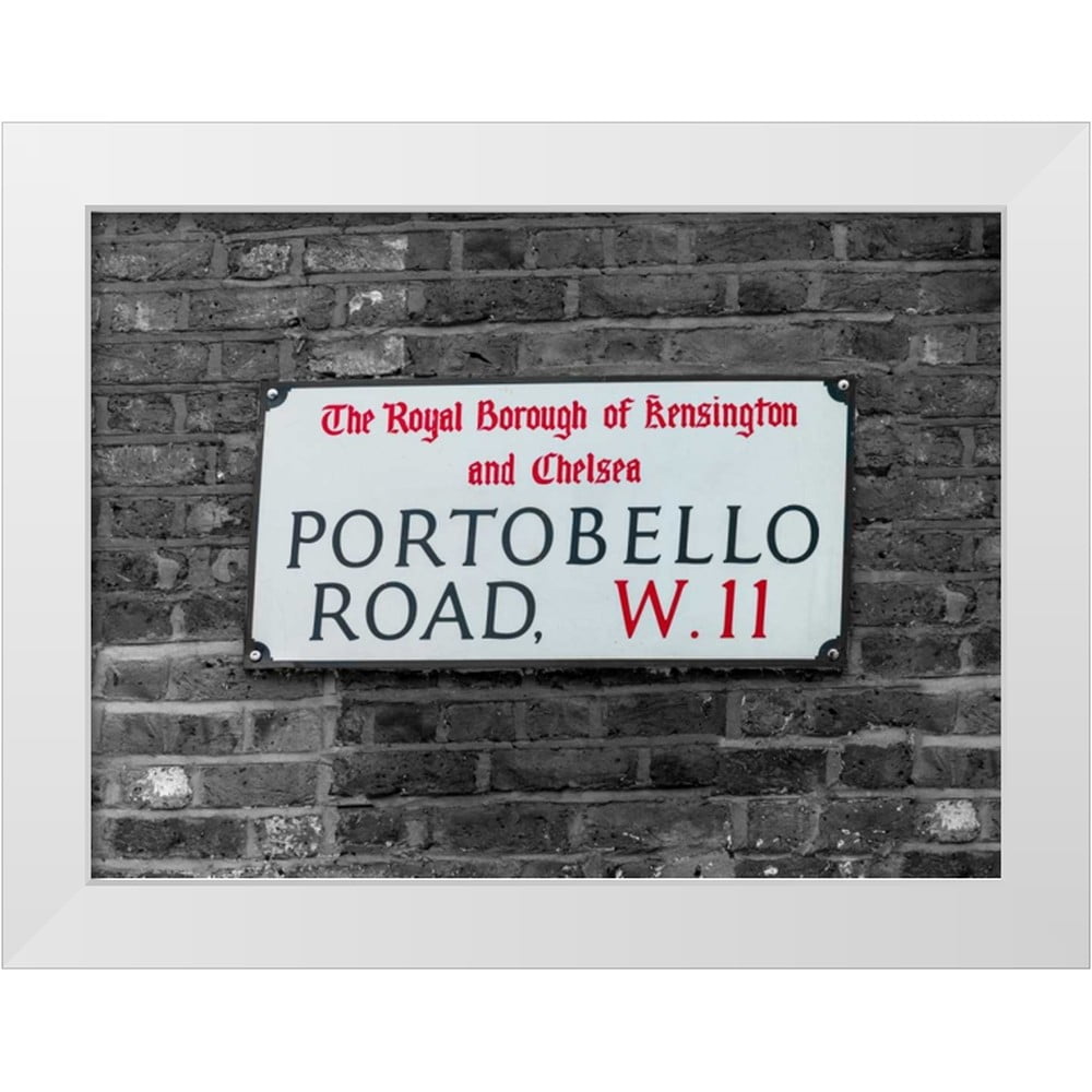 Frank, Assaf 18x14 White Modern Wood Framed Museum Art Print Titled ...