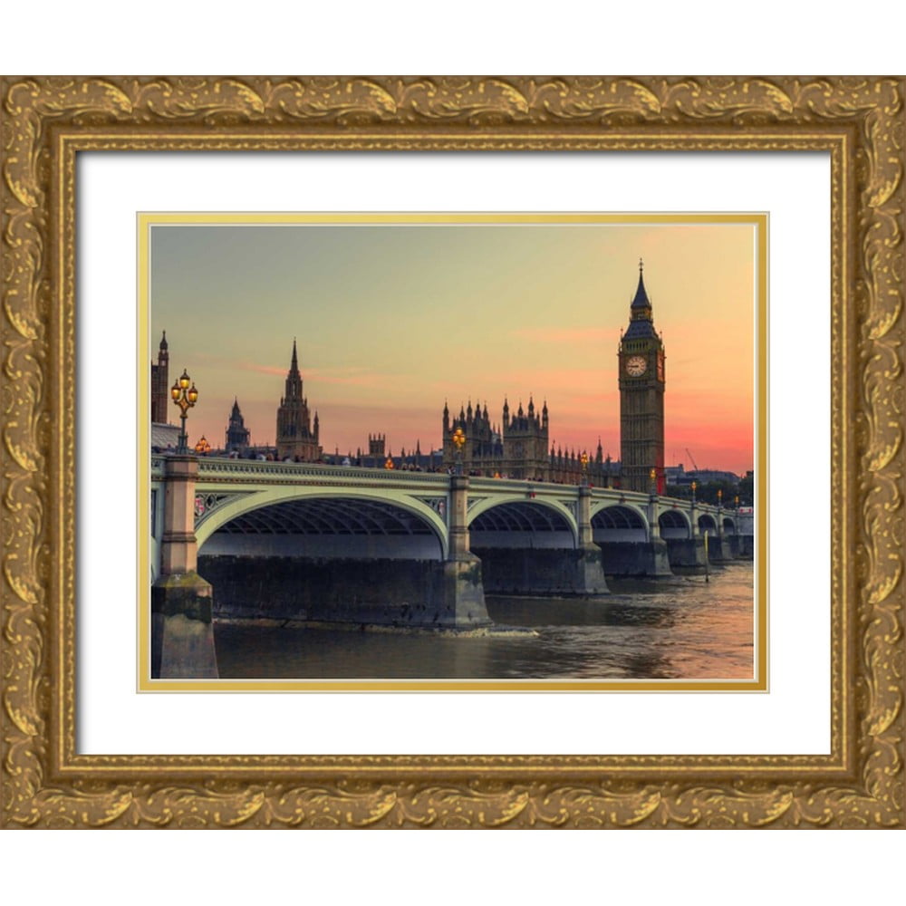 Frank, Assaf 18x15 Gold Ornate Wood Framed with Double Matting Museum Art Print Titled ...