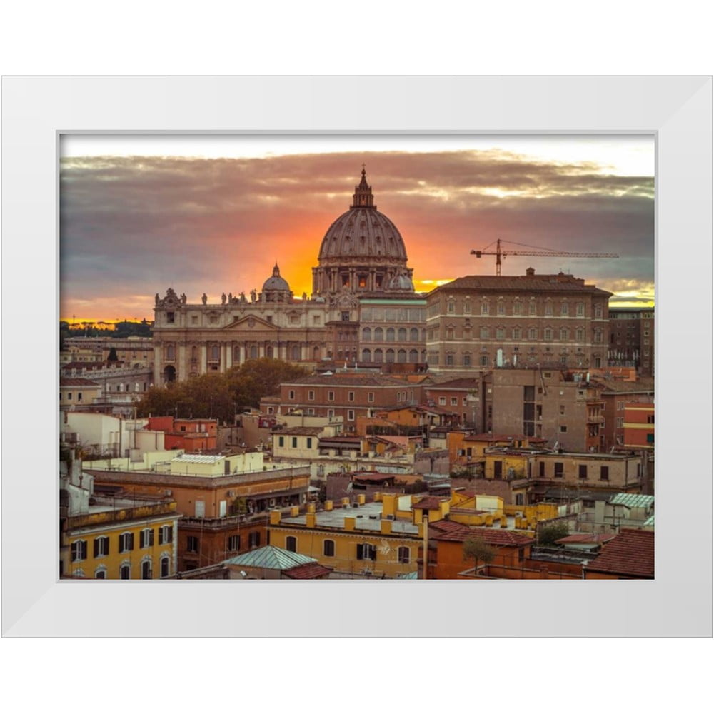 Frank, Assaf 18x15 White Modern Wood Framed Museum Art Print Titled ...
