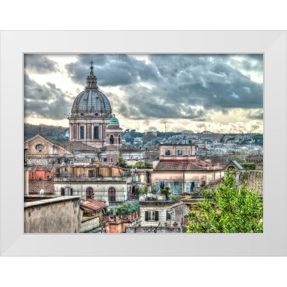 Frank, Assaf 18x15 White Modern Wood Framed Museum Art Print Titled ...