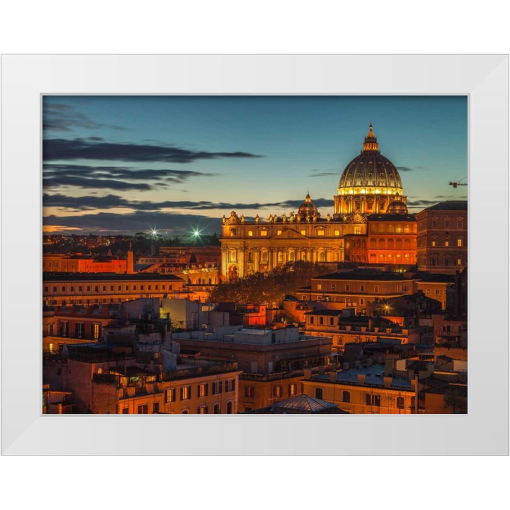 Frank, Assaf 18x15 White Modern Wood Framed Museum Art Print Titled ...