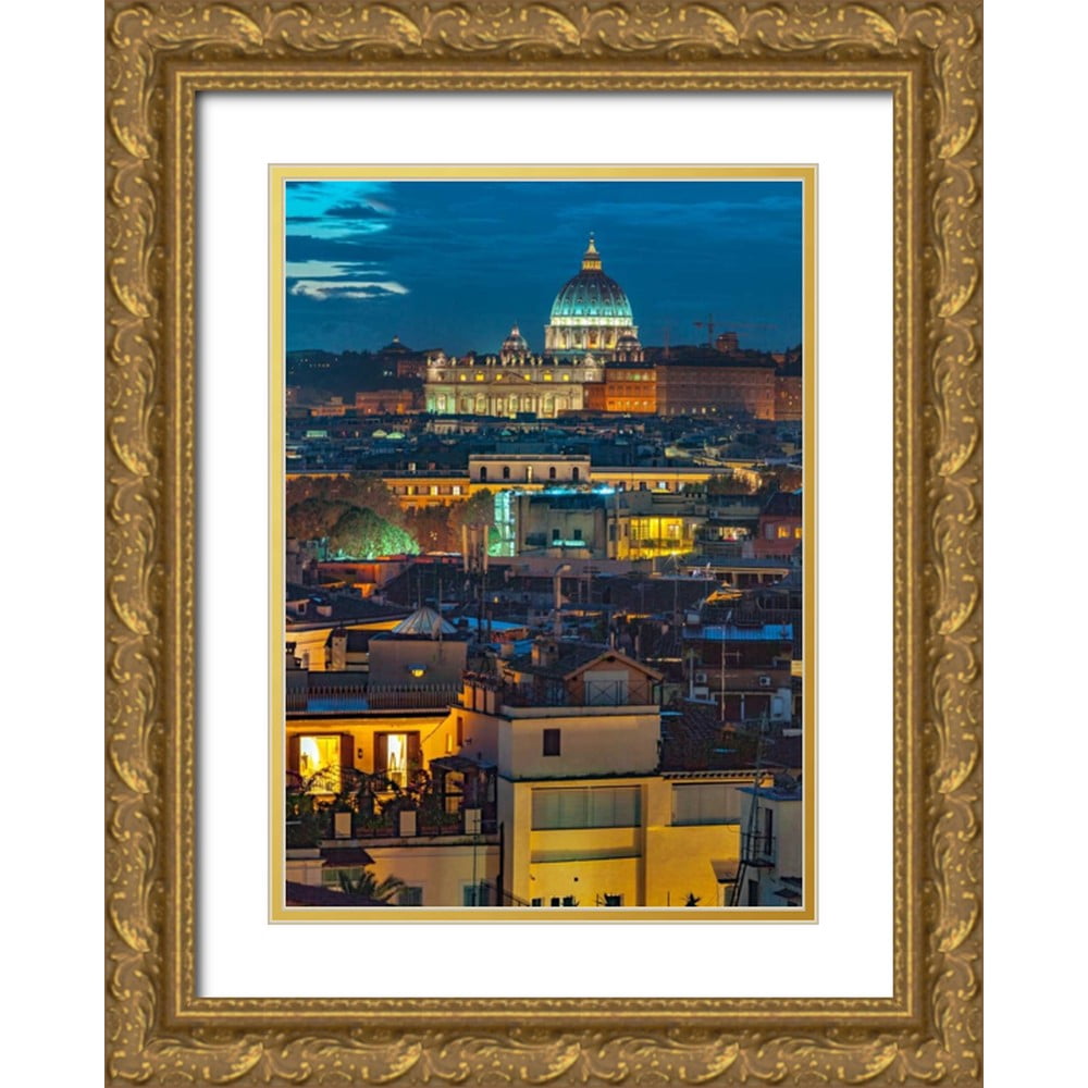Frank, Assaf 18x24 Gold Ornate Wood Framed with Double Matting Museum ...