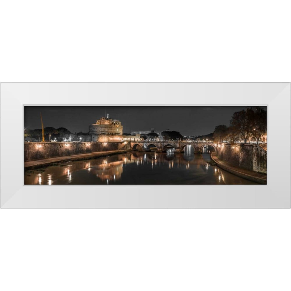 Frank, Assaf 18x9 White Modern Wood Framed Museum Art Print Titled ...