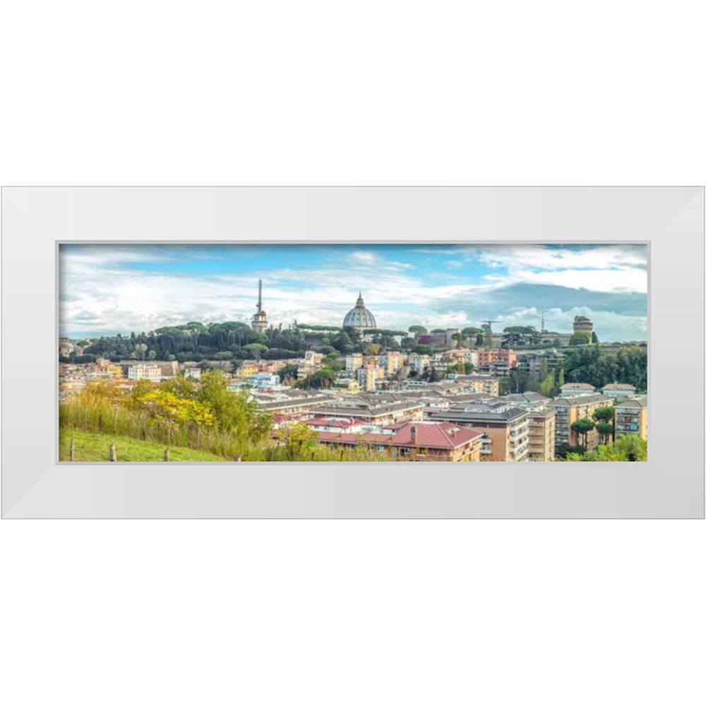 Frank, Assaf 18x9 White Modern Wood Framed Museum Art Print Titled ...