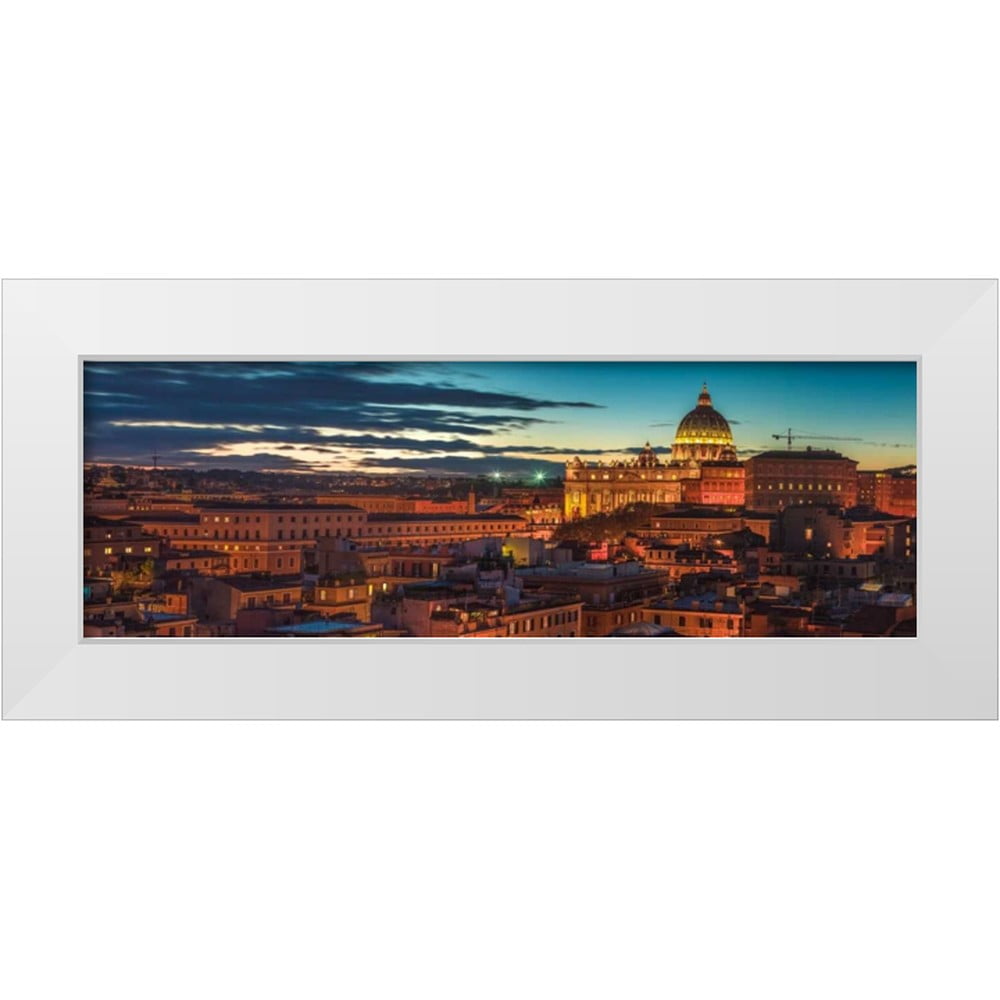 Frank, Assaf 18x9 White Modern Wood Framed Museum Art Print Titled ...