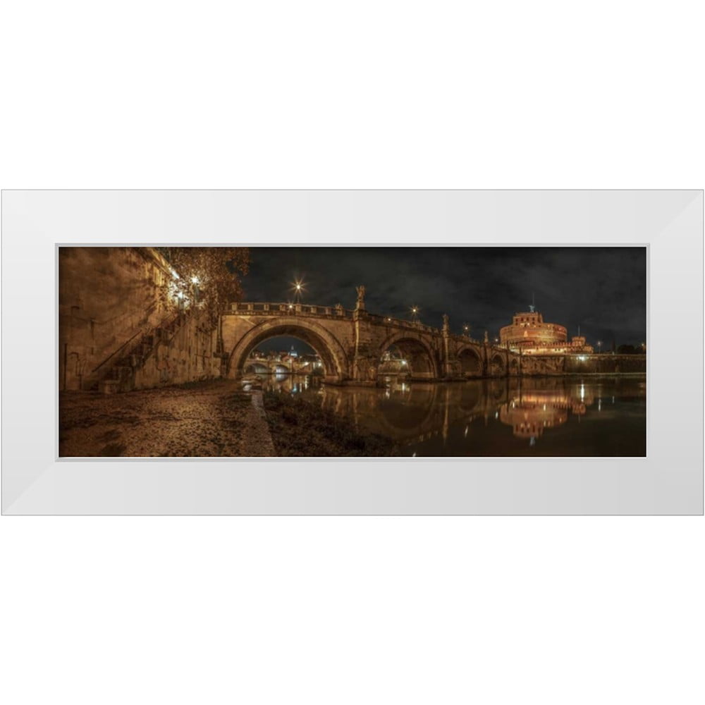 Frank, Assaf 18x9 White Modern Wood Framed Museum Art Print Titled ...