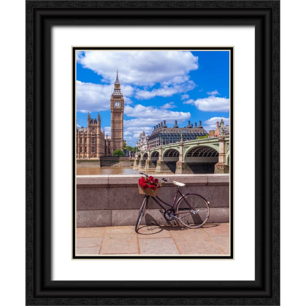 Frank, Assaf 19x24 Black Ornate Wood Framed with Double Matting Museum ...