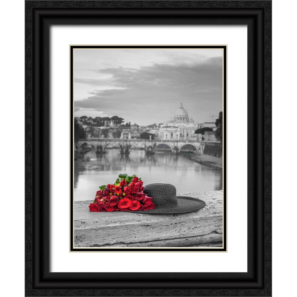 Frank, Assaf 19x24 Black Ornate Wood Framed with Double Matting Museum ...