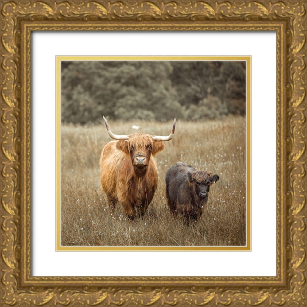 Frank, Assaf 20x20 Gold Ornate Wood Framed with Double Matting Museum ...