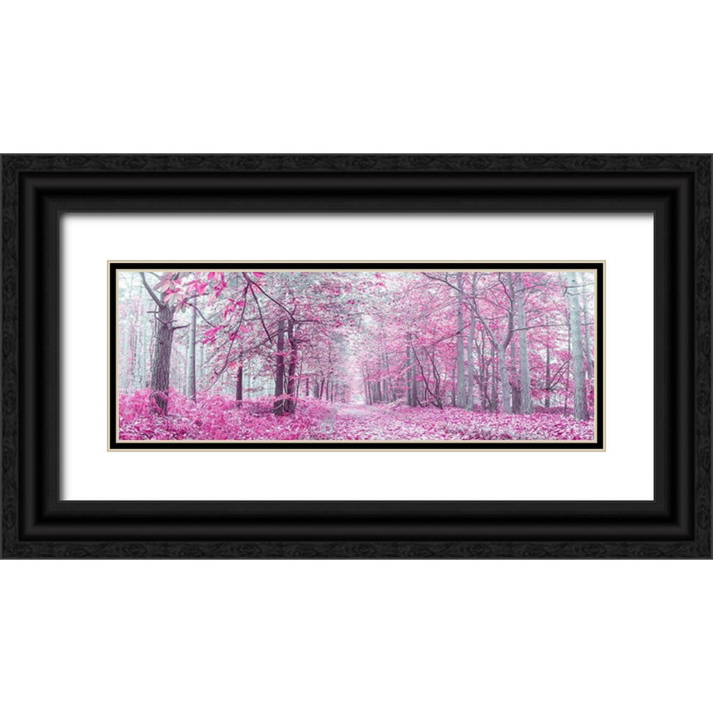 Frank, Assaf 24x11 Black Ornate Wood Framed with Double Matting Museum ...