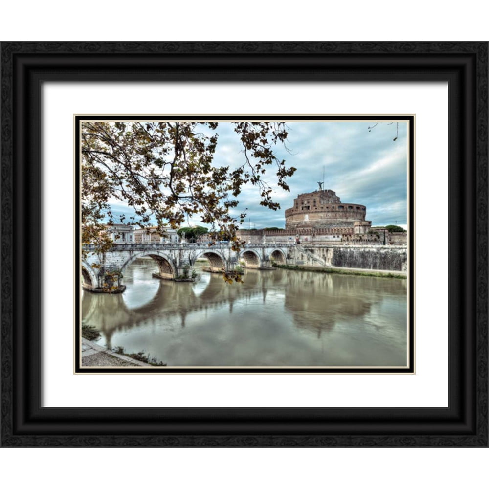 Frank, Assaf 24x19 Black Ornate Wood Framed with Double Matting Museum ...
