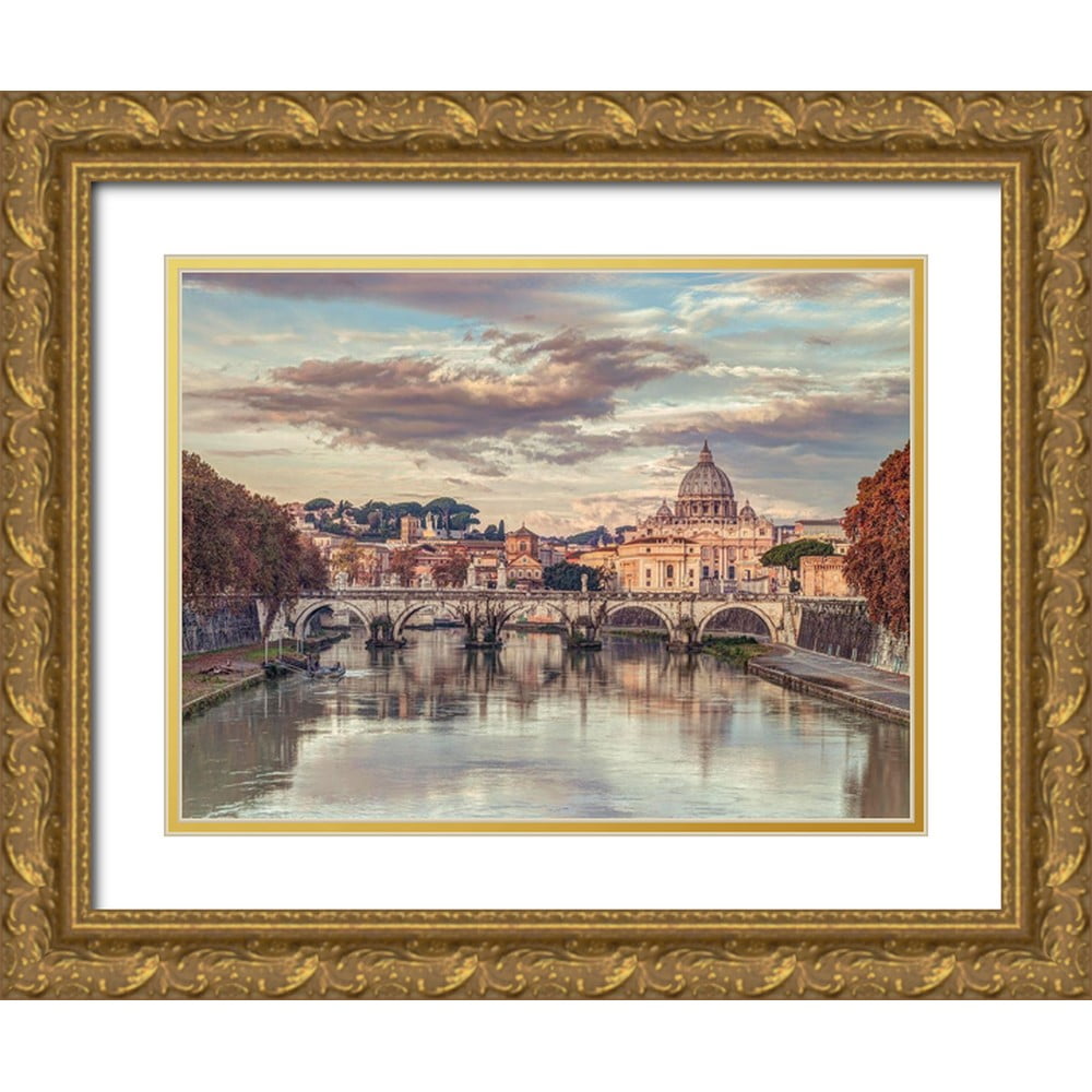 Frank, Assaf 24x19 Gold Ornate Wood Framed with Double Matting Museum ...
