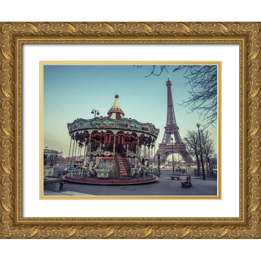 Frank, Assaf 24x19 Gold Ornate Wood Framed with Double Matting Museum ...