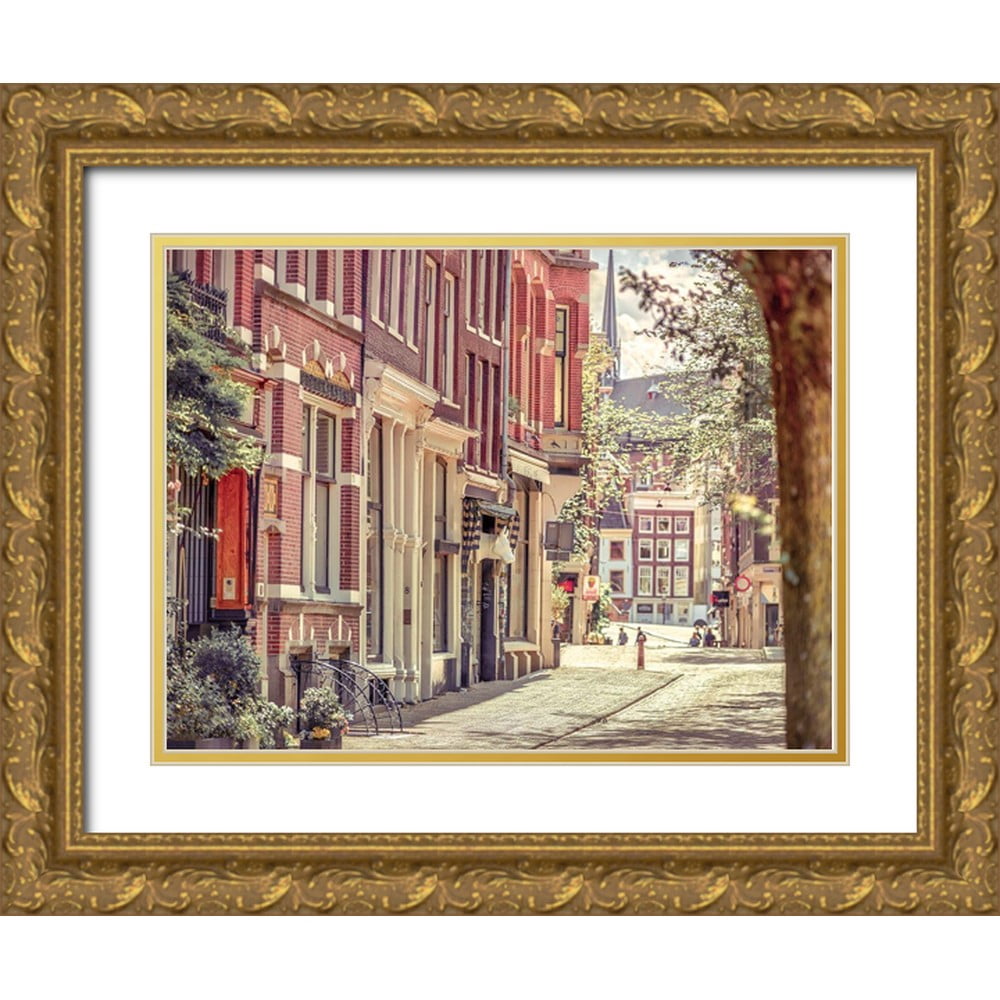 Frank, Assaf 24x19 Gold Ornate Wood Framed with Double Matting Museum ...