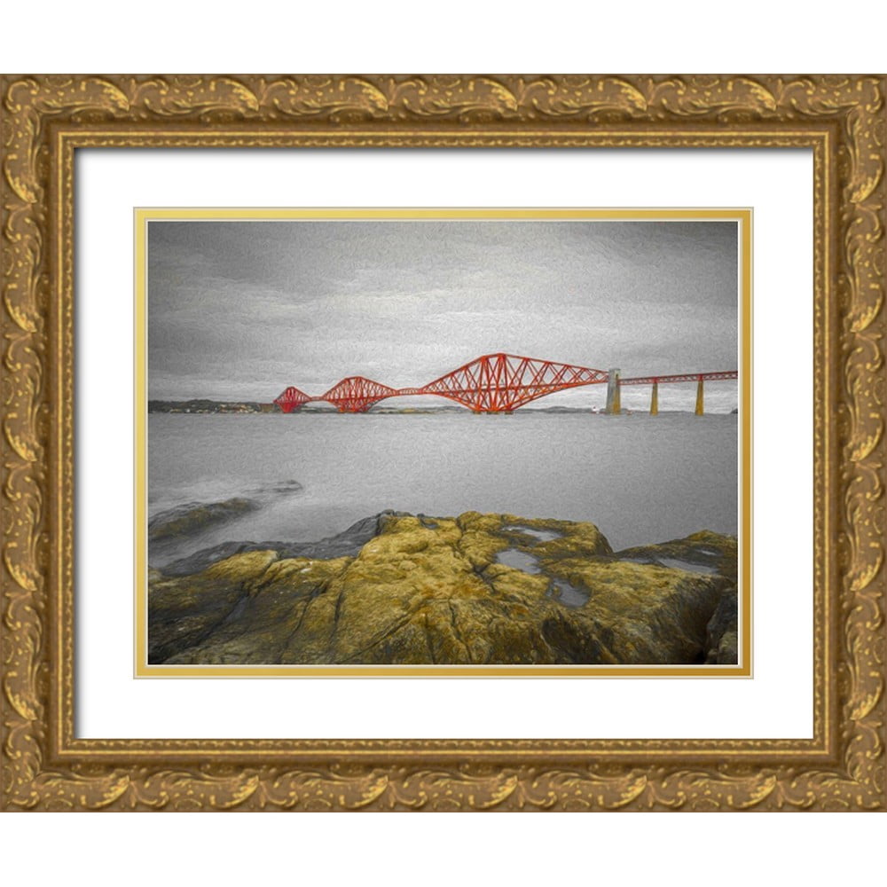 Frank, Assaf 24x19 Gold Ornate Wood Framed with Double Matting Museum ...