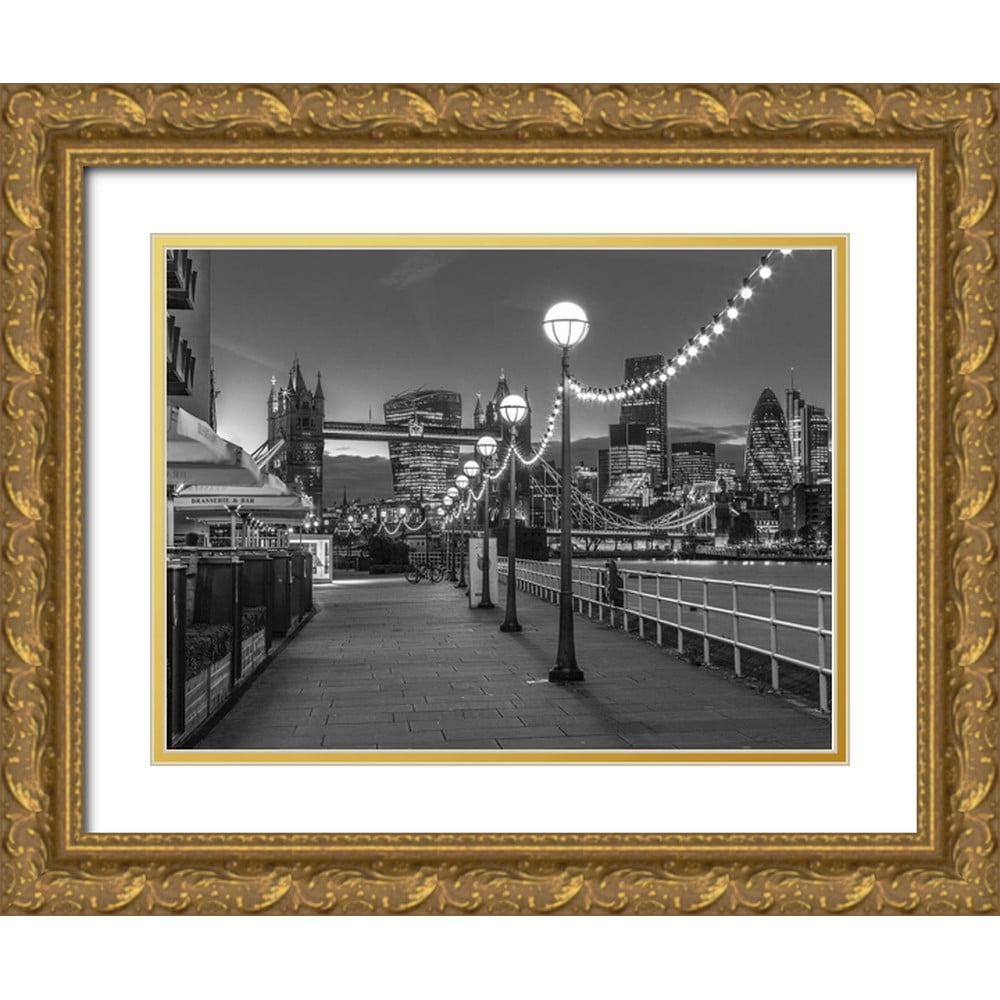 Frank, Assaf 24x19 Gold Ornate Wood Framed with Double Matting Museum ...