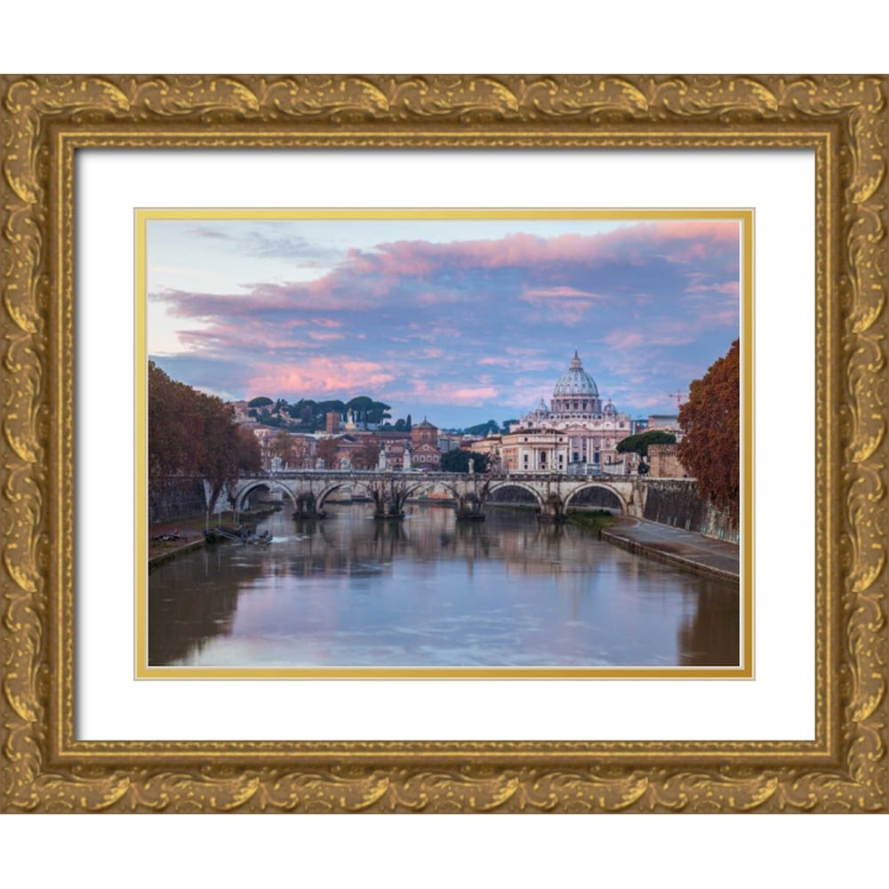 Frank, Assaf 24x19 Gold Ornate Wood Framed with Double Matting Museum ...