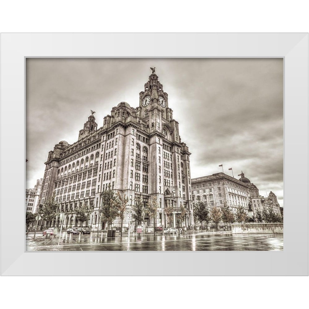 Frank, Assaf 24x19 White Modern Wood Framed Museum Art Print Titled ...